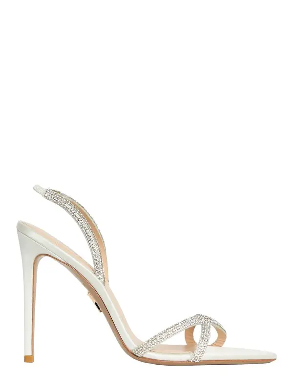 Retrofete Nini Embellished Sandal - White