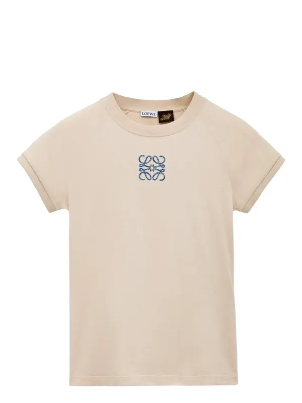 Loewe X Paula's Ibiza Cotton-blend T-shirt - Beige