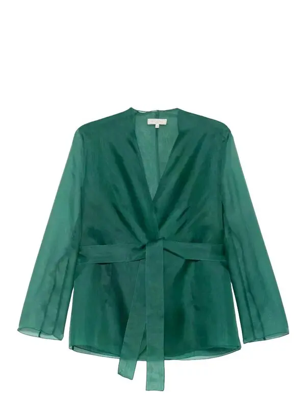 Antonelli Firenze Elia Sheer Jacket - Green