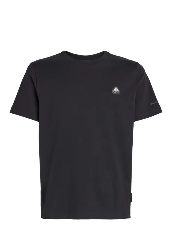 Moose Knuckles Cotton Crescent T-shirt - Black