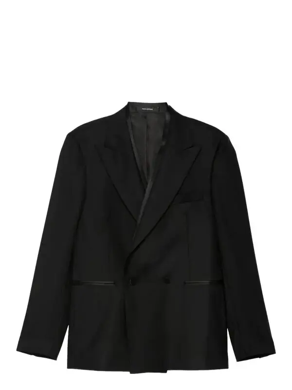Tagliatore Double-breasted Suit - Black