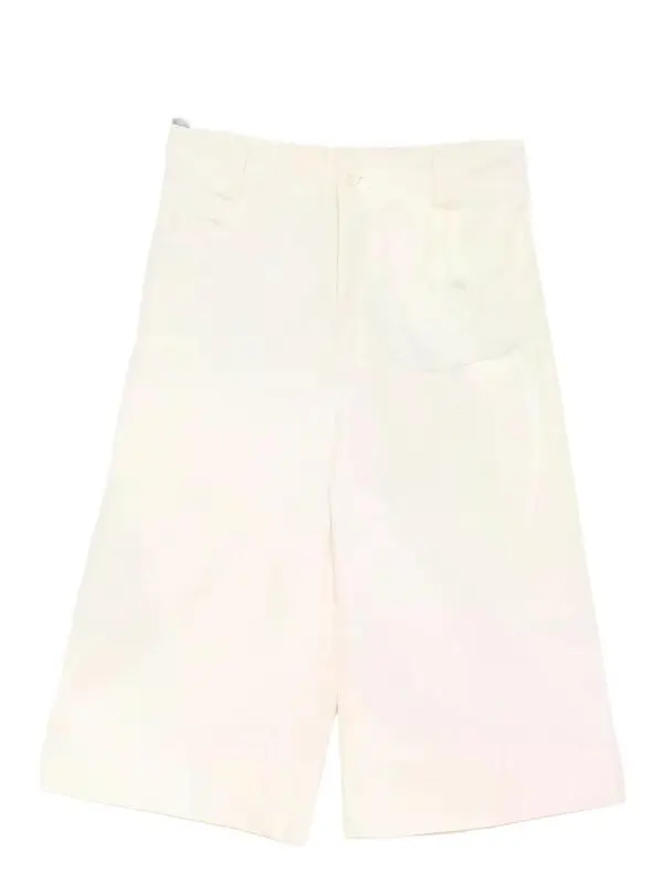 KINYAN LAM Hand-embroidered Cropped Trousers - Neutrals