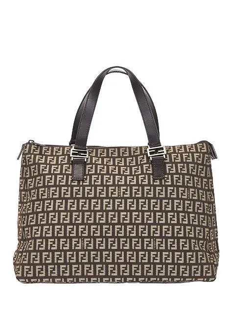 FWRD RENEW Fendi Zucchino Tote - Grey