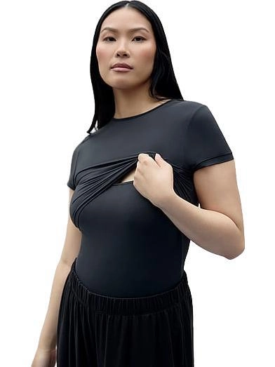 Victoria's Secret Bumpsuit The Everyday Nursing Top - Black