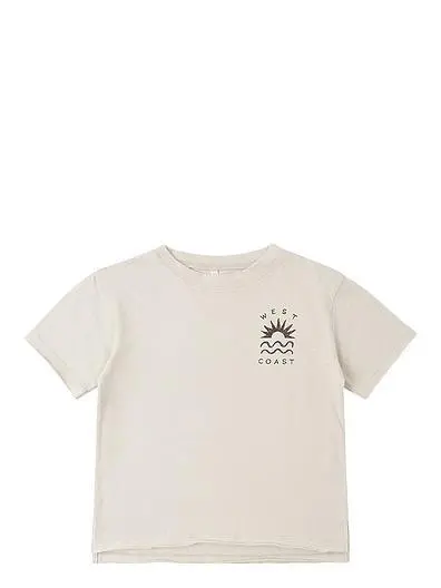 RYLEE + CRU Edge Undone Tee - Ivory