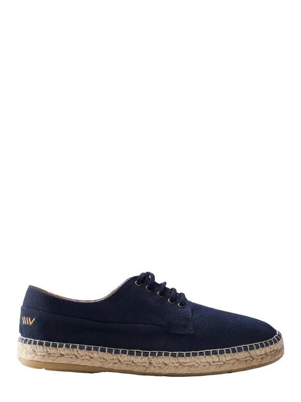 VISCATA Pol Canvas Espadrilles - Navy Blue