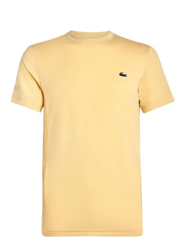 Lacoste Technical Logo T-shirt - Yellow