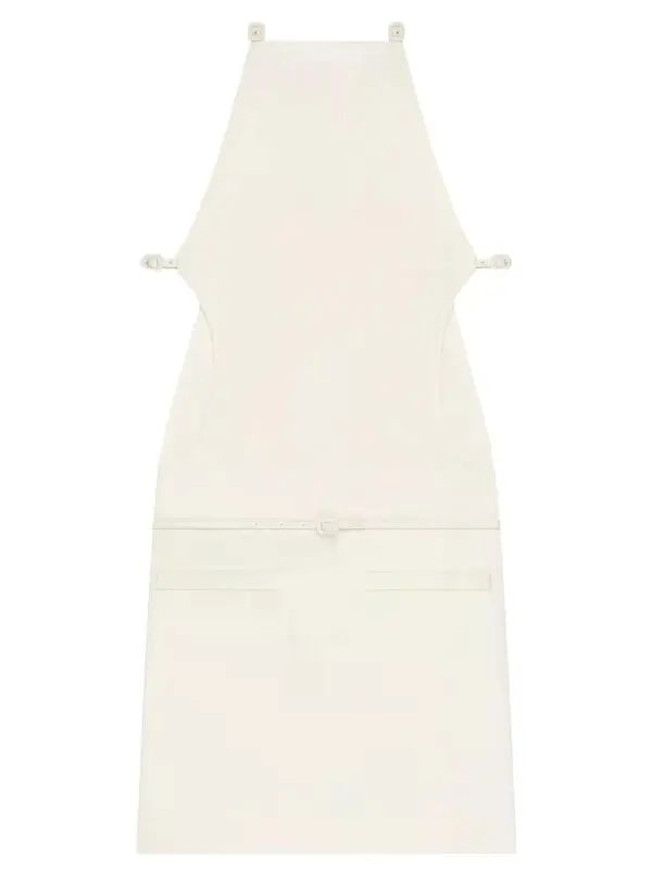 COURREGES Belted Mini Dress - Neutrals
