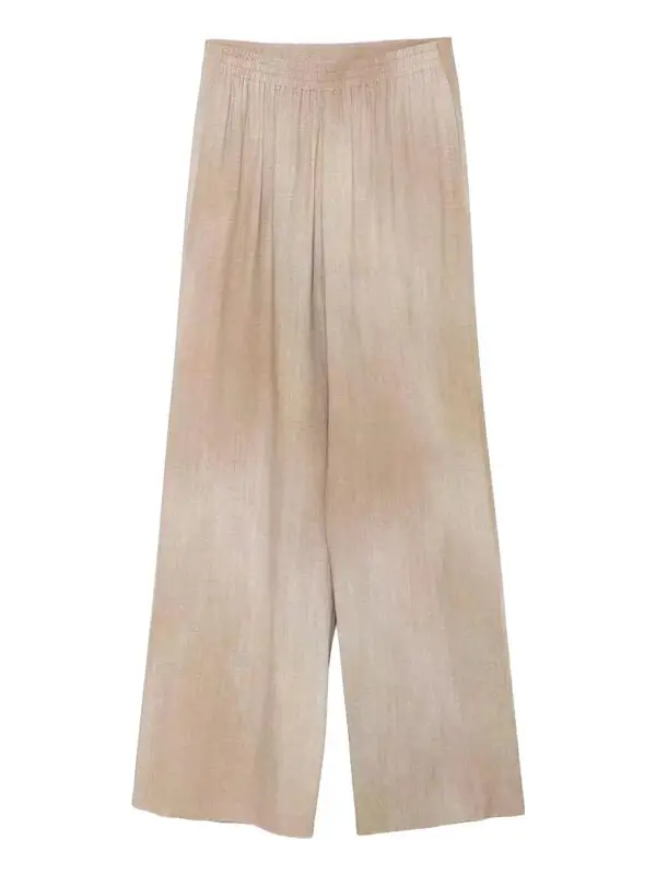 Ermanno Scervino Elasticated-waist Wide-leg Trousers - Neutrals