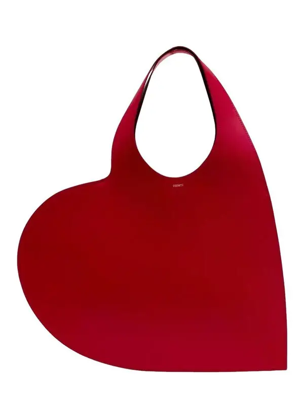 Coperni Double Heart Tote Bag - Red