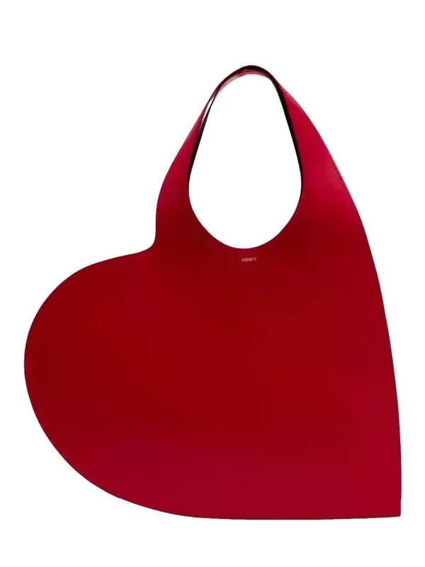 Coperni Double Heart Tote Bag - Red