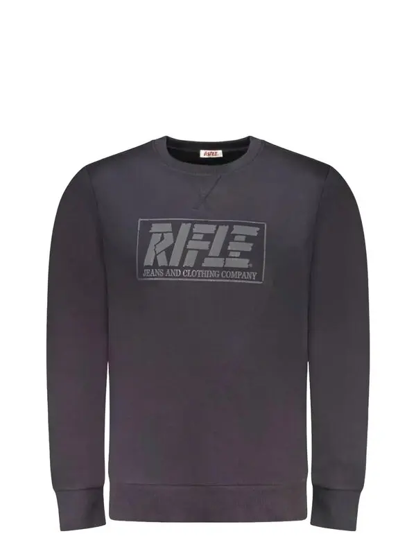 RIFLE Logo-print Sweatshirt - Blue