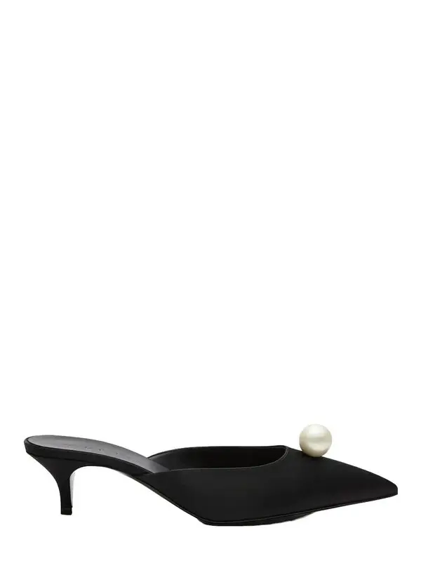 Magda Butrym Pearl-detail Mules - Black