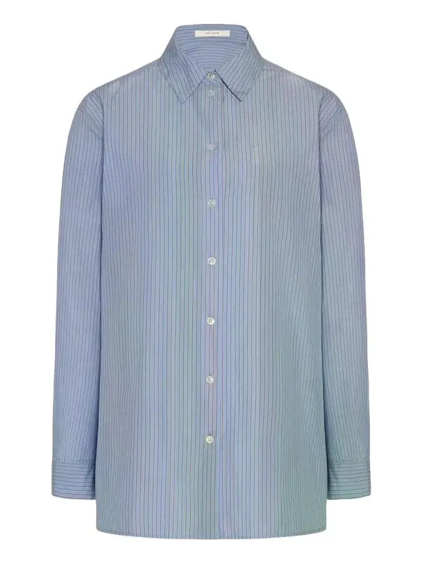 THE ROW Sisilia Striped Shirt - Blue