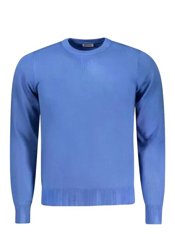 RIFLE Fine-knit Sweater - Blue