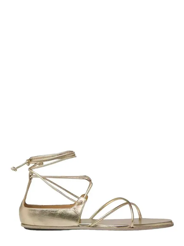 Marsèll Tie-strap Flat Sandals - Gold