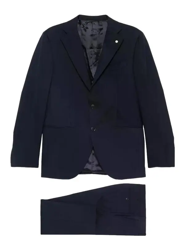 L.B.M. 1911 Single-breasted Suit - Blue