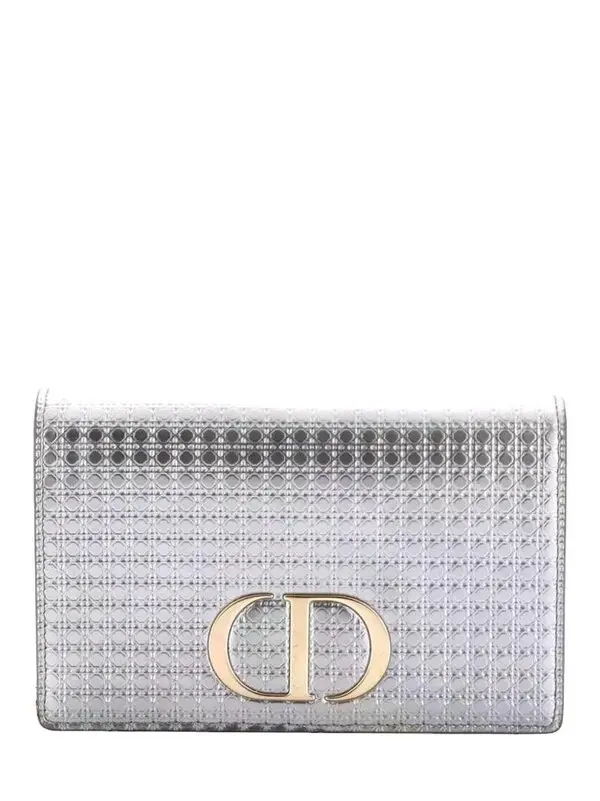 Dior 30 Montaigne 2-in-1 Pouch Micro Cannage Belt Bag - Grey