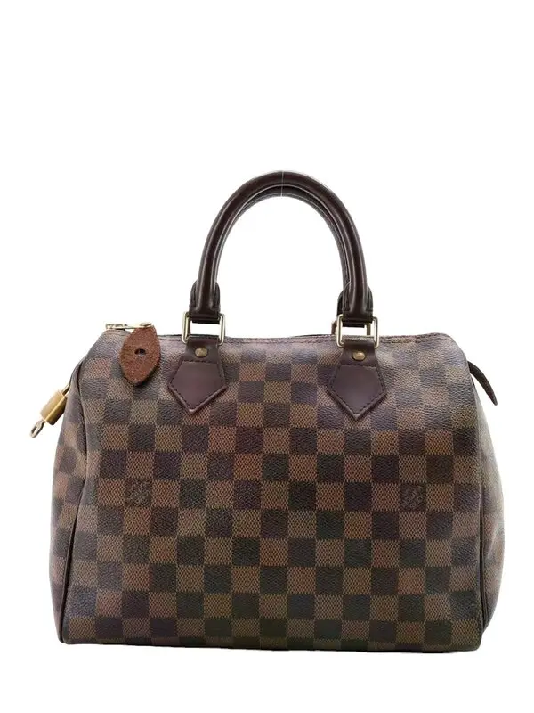 LOUIS VUITTON Speedy Handbag Damier 25 - Brown