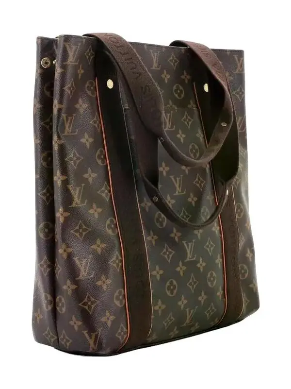 LOUIS VUITTON Cabas Beaubourg Monogram Canvas Tote Bag - Brown