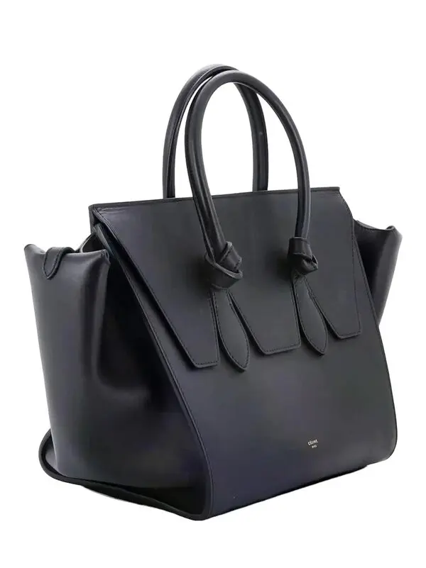 Celine Tie Knot Small Satchel - Black