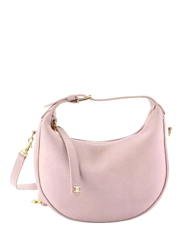 Celine Leather Teen Hobo Bag - Pink