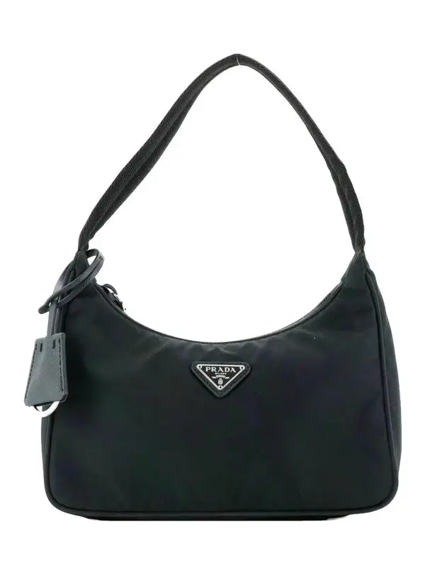 Prada Re-edition 2000 Tessuto Mini Hobo Bag - Green