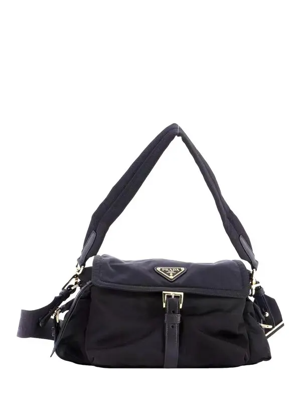 Prada Explore Re-nylon Medium Shoulder Bag - Black
