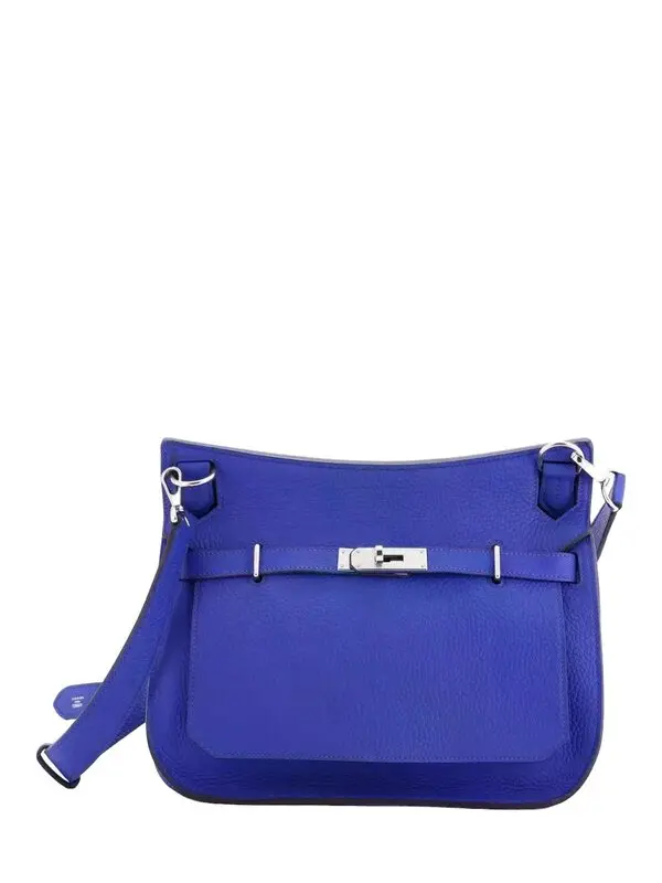 Hermès Jypsiere Bag Clemence 28 Shoulder Bag - Blue