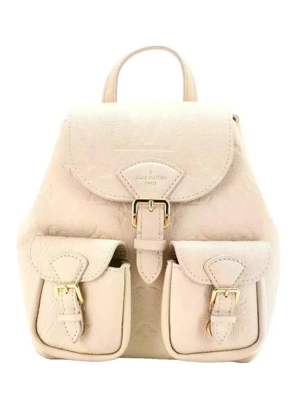 LOUIS VUITTON Monogram Empreinte Leather Backpack - Neutrals
