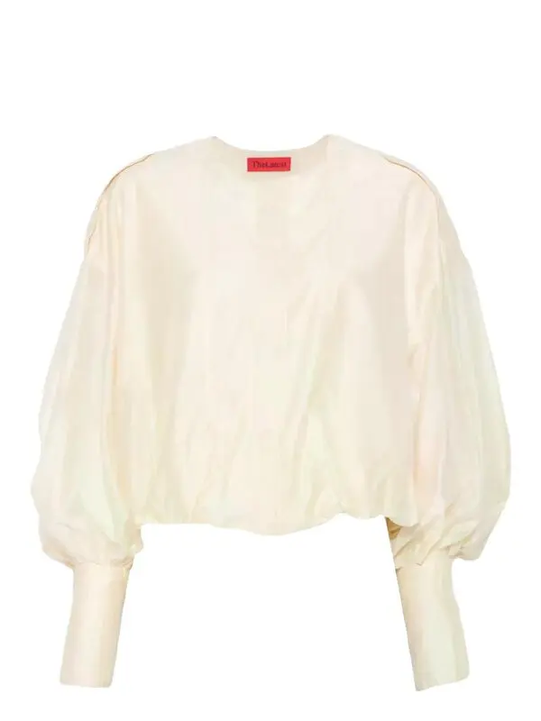 THELATEST Puff-sleeve Shirt - Neutrals
