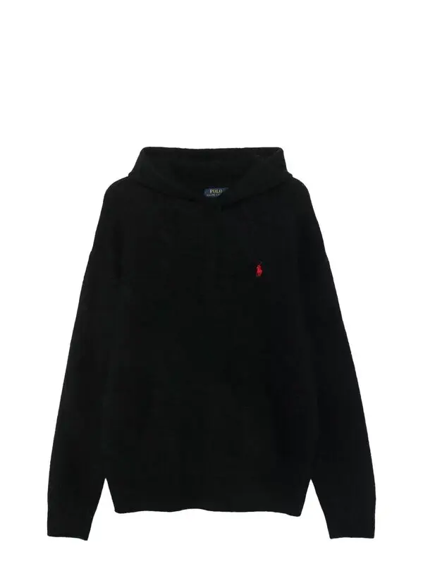Polo Ralph Lauren Polo Pony-embroidered Hoodie - Black