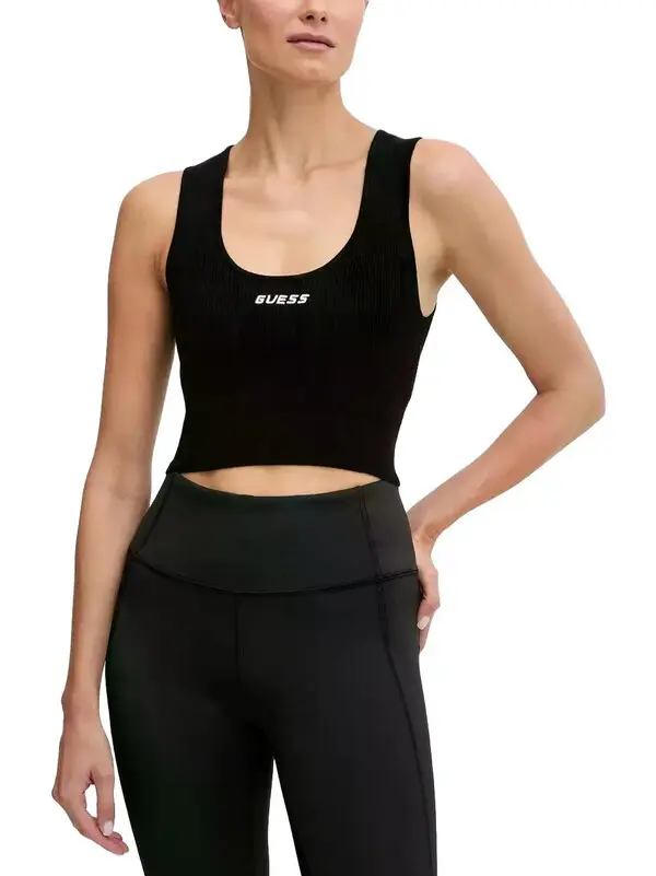 Guess Logo Tank Top - Black