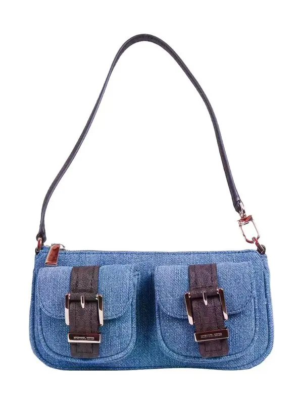 Michael Kors Buckle-detail Shoulder Bag - Blue