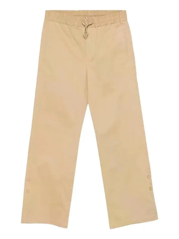 Fiorucci Buttoned Drawstring Trousers - Neutrals