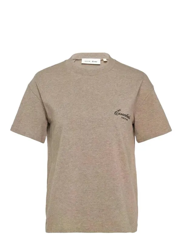 Fear Of God Essentials Logo-print T-shirt - Neutrals