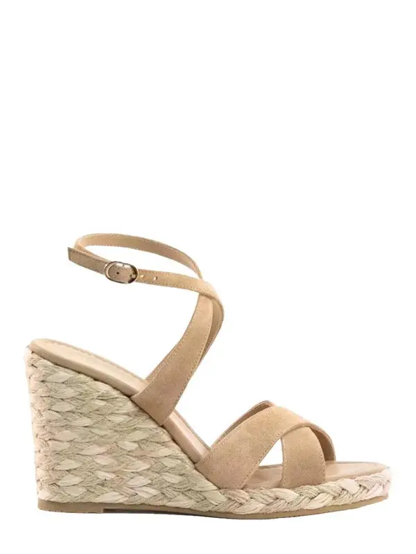 STUART WEITZMAN Alyssa Wedge Espadrilles - Neutrals