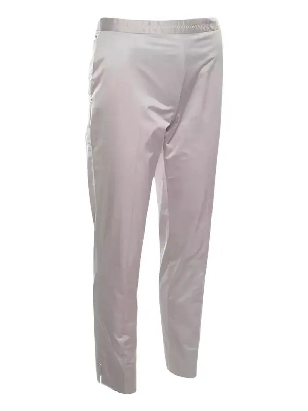 Paule Ka Embroidered-detail Cropped Trousers - Neutrals
