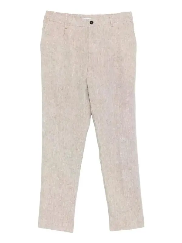 ENTRE AMIS Pleated Trousers - Neutrals