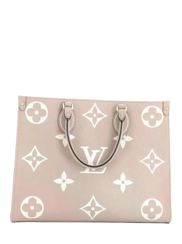 LOUIS VUITTON Onthego Mm Tote Bicolor Monogram Empreinte - Neutrals