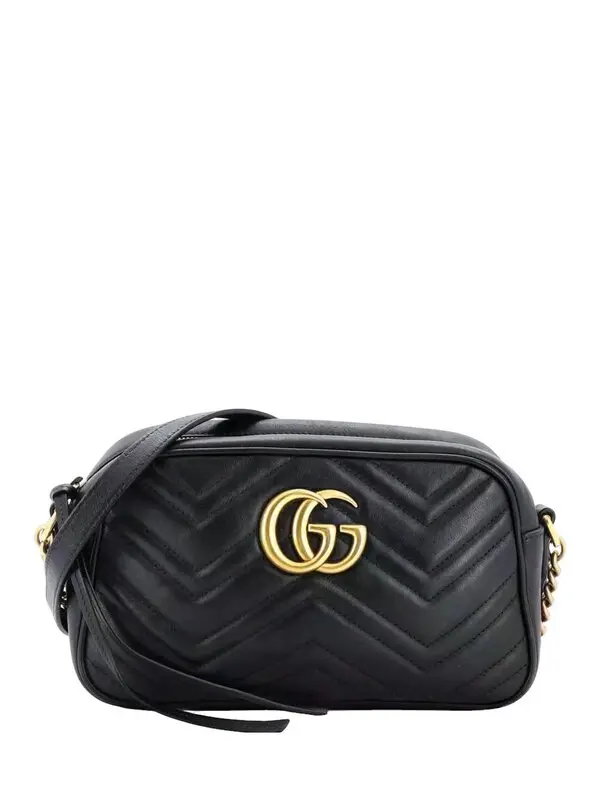 Gucci Gg Marmont Small Crossbody Bag - Black