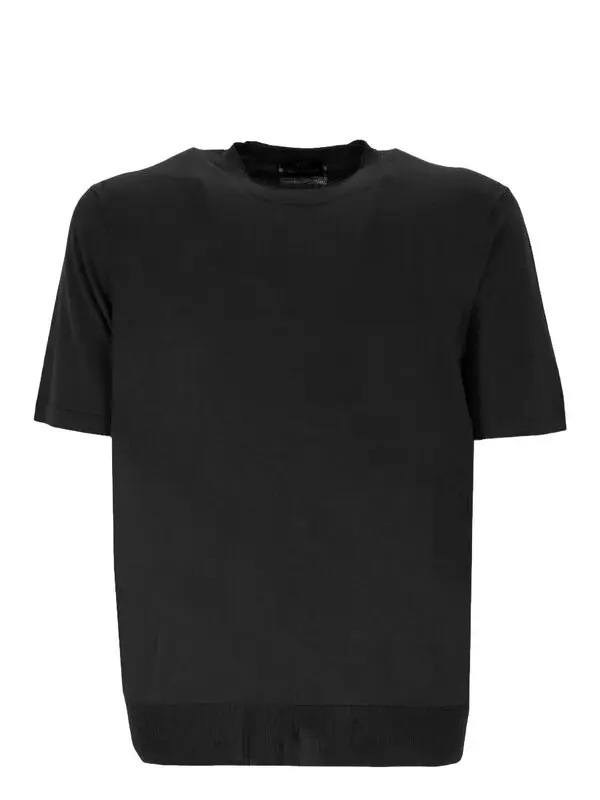 HOSIO Short-sleeve Jumper - Black
