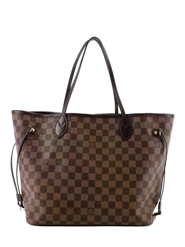 LOUIS VUITTON Neverfull Damier Mm Tote Bag - Brown