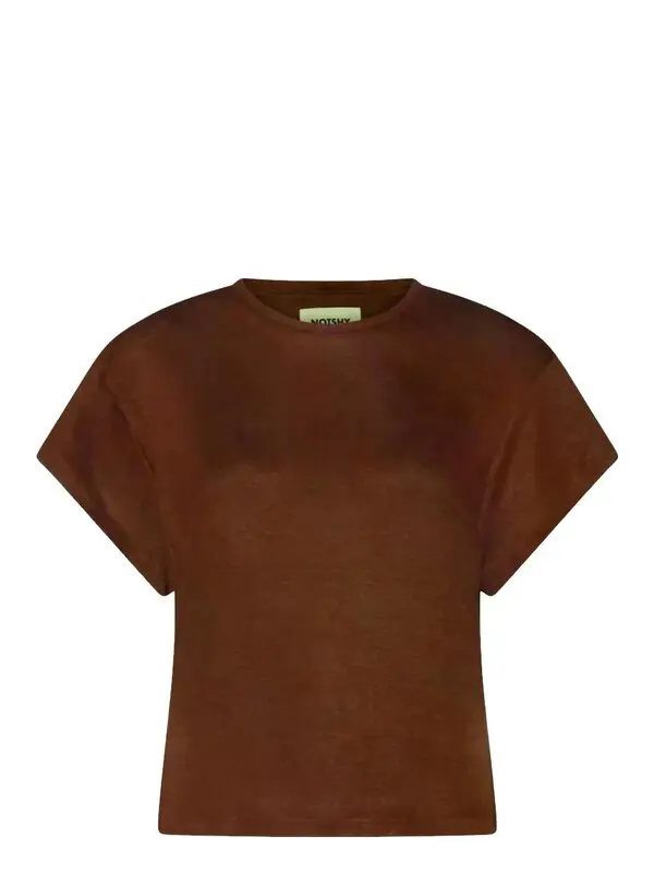 NOTSHY Teila T-shirt - Brown