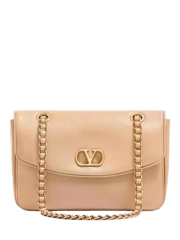 Valentino Garavani Djuna Medium Chain Bag In Nappa Leather - Pink