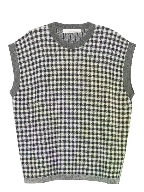 ORIGINAL VINTAGE Gingham Top - Blue