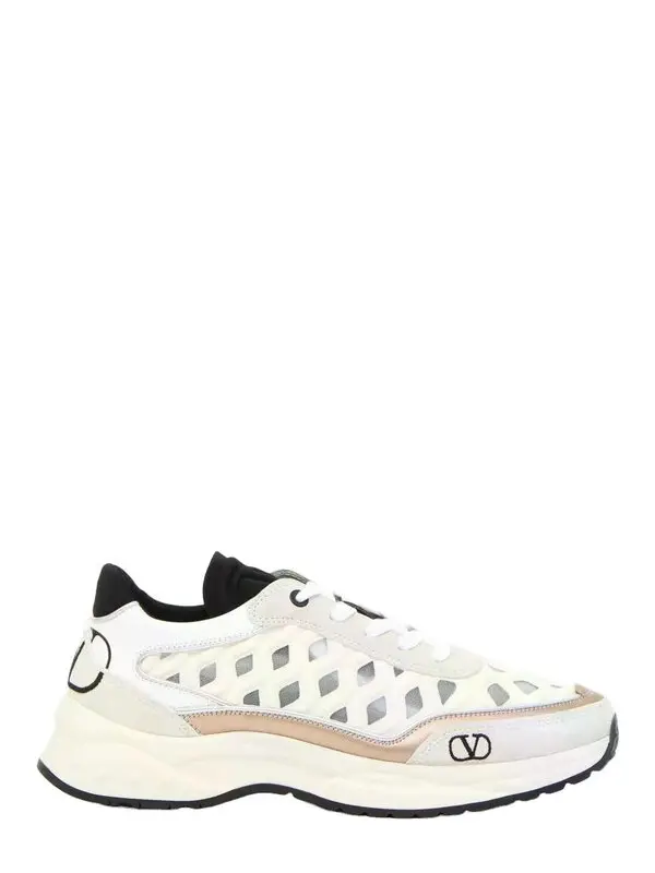 Valentino Garavani Vlogo Signature Ready Go Runner Sneakers - Neutrals