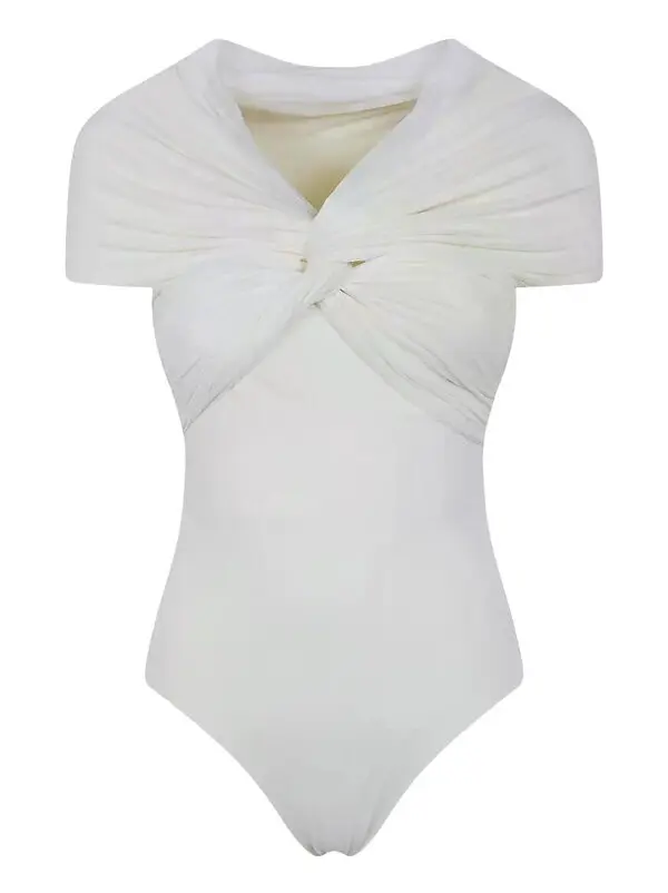 GENTRYPORTOFINO Twisted Mesh-panel Body - Neutrals