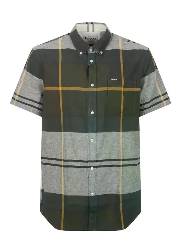 Barbour Douglas Tailored Short-sleeved Shirt - Green