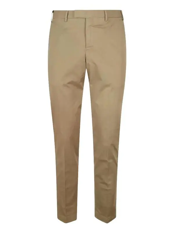 PT TORINO Chinos With Pressed Creases - Neutrals